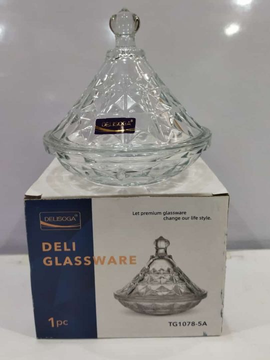 delisoga glassware suger pot 1pcs pack | Daraz.pk