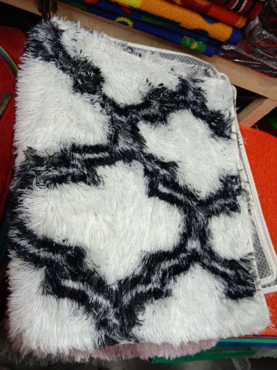 40/60 CM Paposh Feather Touch sheepskin Floor Mat rugs for Bedroom 1 ...