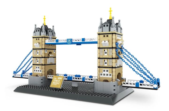 London Tower Bridge Building Block Set – DIY Architecture Model Kit ...
