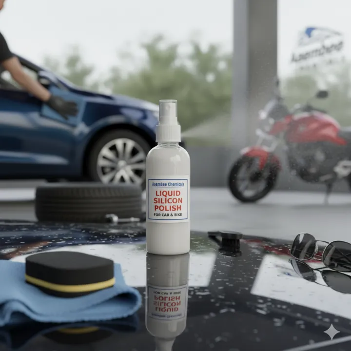 Aaembee Chemicals Liquid Silicon Polish for Car & Bike | 100ml Tyre ...