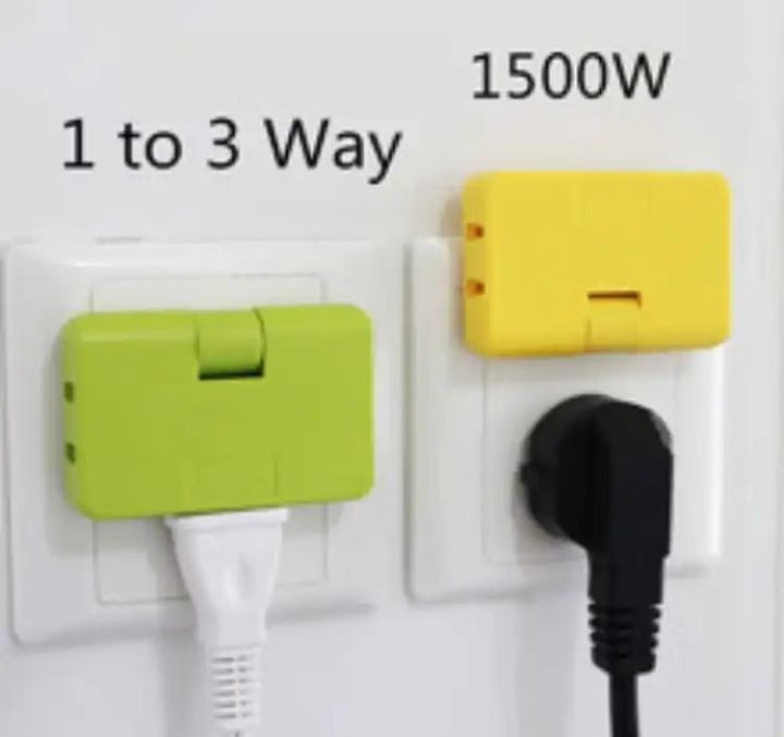 3 In 1 Universal Rotating Wall Socket and | 2 Pin Shoe Male Plug Switch ...