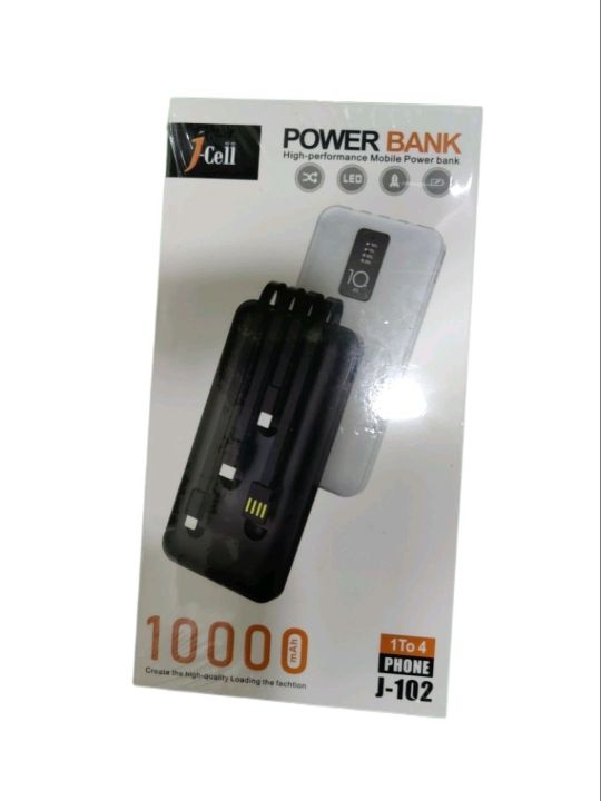 POWER BANK J CELL 10000 mah jc | Daraz.pk