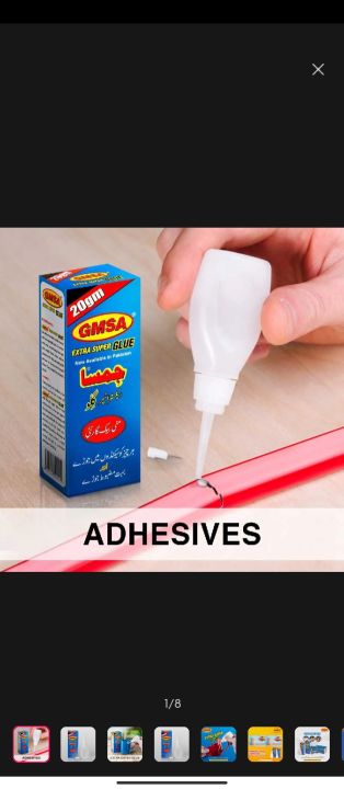 Elfy Super Glue 20g Pack - Strong, Quick-Drying Adhesive for Multiple ...