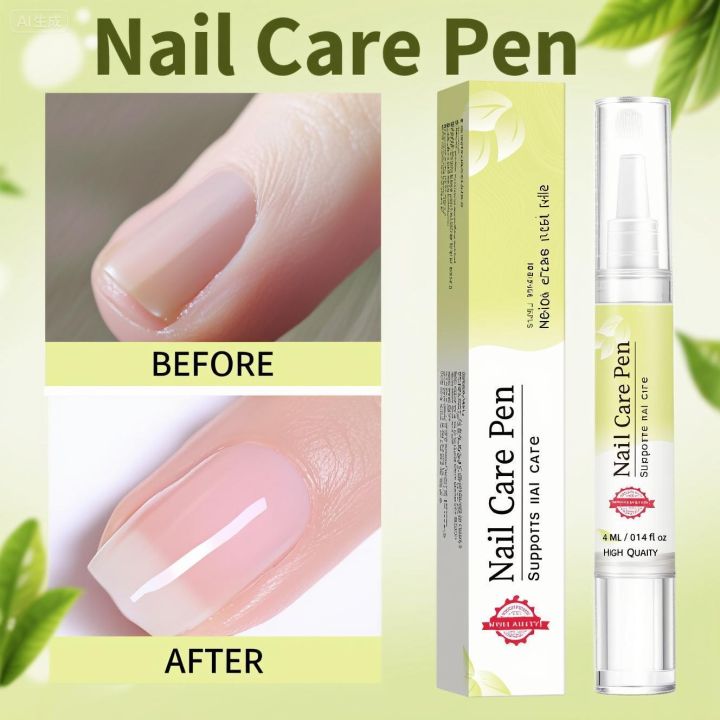 Nail Repair Care Pen 4ml - With Lemon Juice & Tea Tree Oil, Strengthens ...