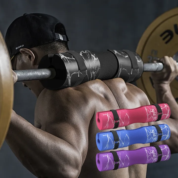 Barbell Pad Hip Thrust Pad Squat Pad Foam Sponge High Density Rebound ...