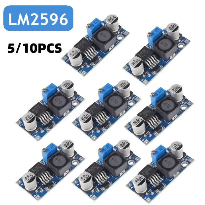 5/10PCS LM2596 DC-DC Buck Converter Voltage Regulator 3.2V-46V to 1.25V-35V Buck Converter Power ...