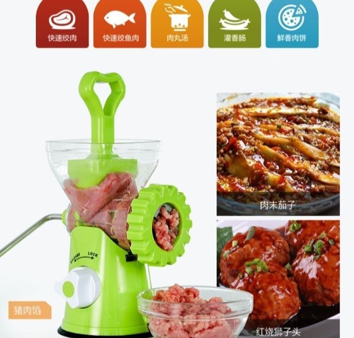 Meat Grinding Machine Qeema Machine, Handy Mince Machine, Manual Meat ...