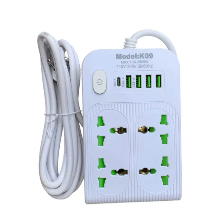 Smart Universal Extension Board Power Socket 4 Power Socket ON/OFF ...