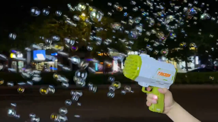 36 Holes Bazooka Bubble Gun for Kids | Bubble Machine with 36 & 8 Hole ...