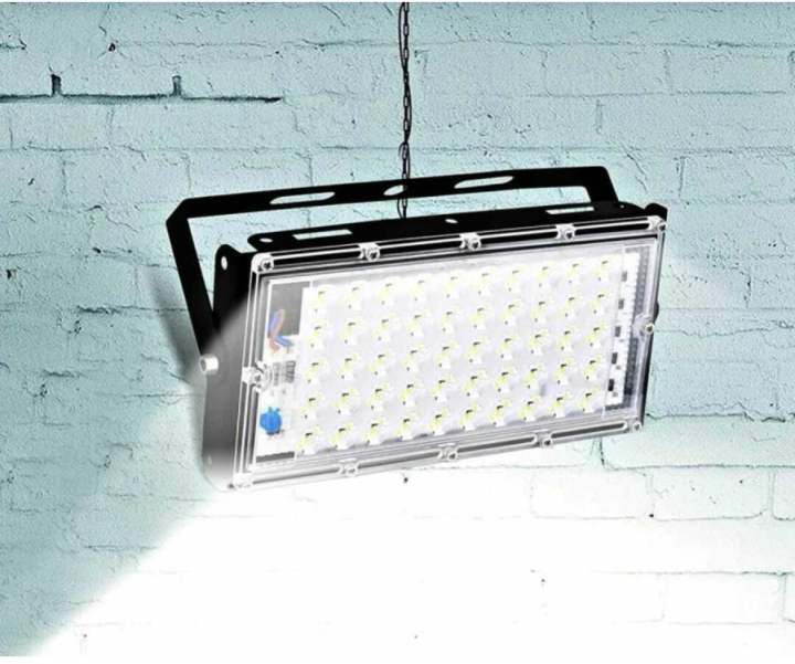 50W Flood Light Outdoor Lamp (White) | Daraz.com.np