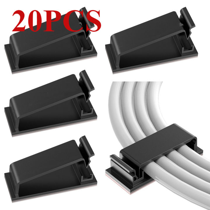 Self-adhesive Cable Organizer Cable Clamp Clips Holder Clamp Management ...