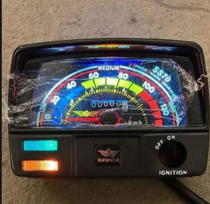 Super star Speedo meter with led lights for motorcycle | Daraz.pk
