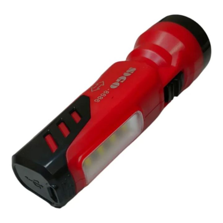 rechargeable torch light SD8686 long lasting LED light 4hr 1000mh ...