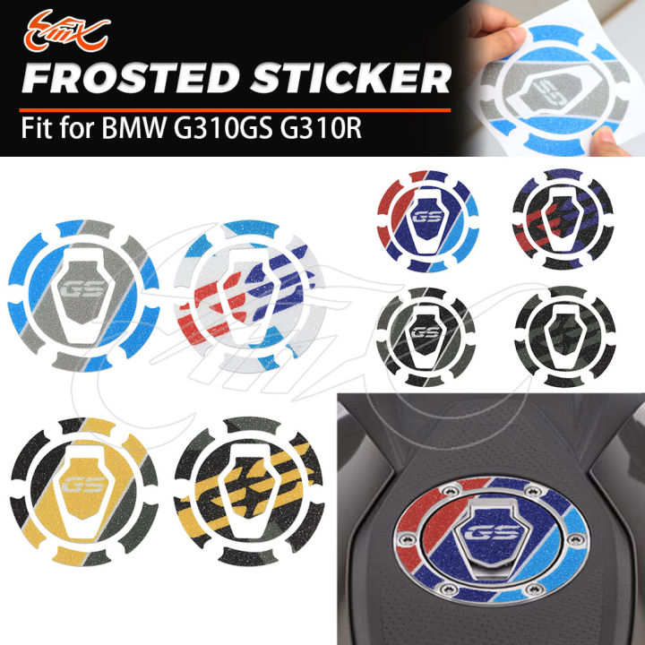 PVC Frosted Motorcycle Fuel Tank Cap Sticker Gas Oil Protector Cover ...