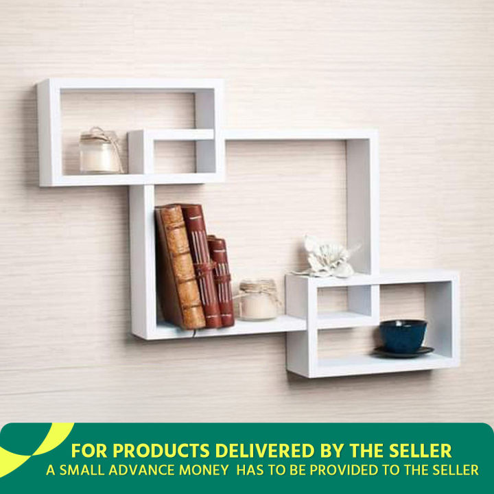 Andormahal Stylish Wall Hanging Shelf Made of Melamine Laminated Board ...