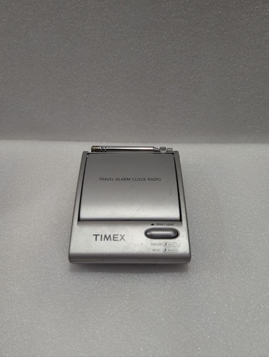 (A). Timex Flip Top Travel Alarm Clock Radio T315S (A) | Daraz.pk