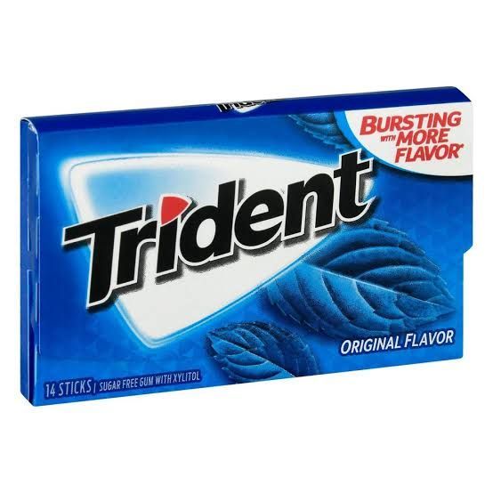 TRIDENT ORIGINAL FLAVOR 14 STICKS (IMPORTED) | Daraz.pk