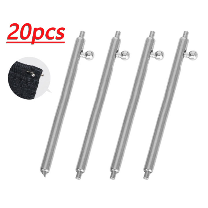 20pcs Quick Release Spring Pins watch band 18mm 20mm 22mm 24mm 1.5mm 1 ...