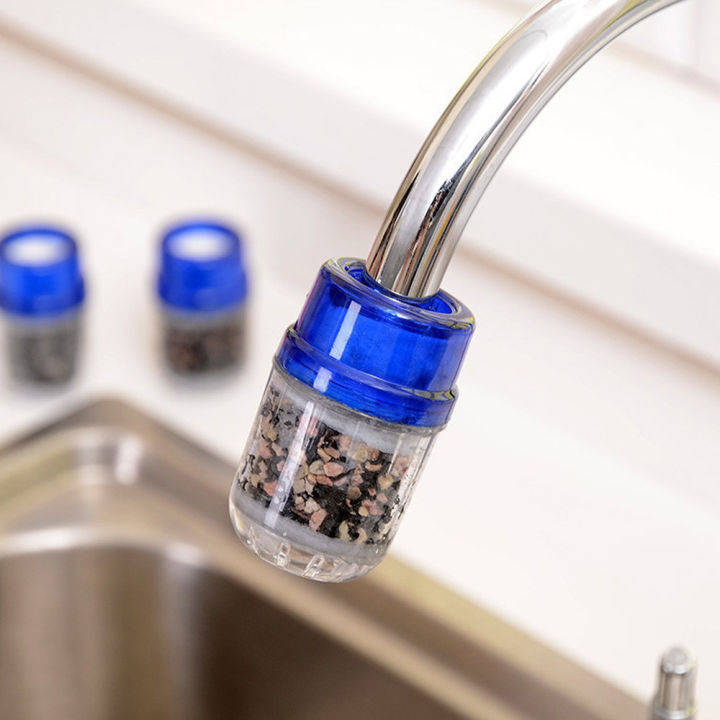 Three-Stage Faucet-Mounted Activated Carbon Water Filter Double ...