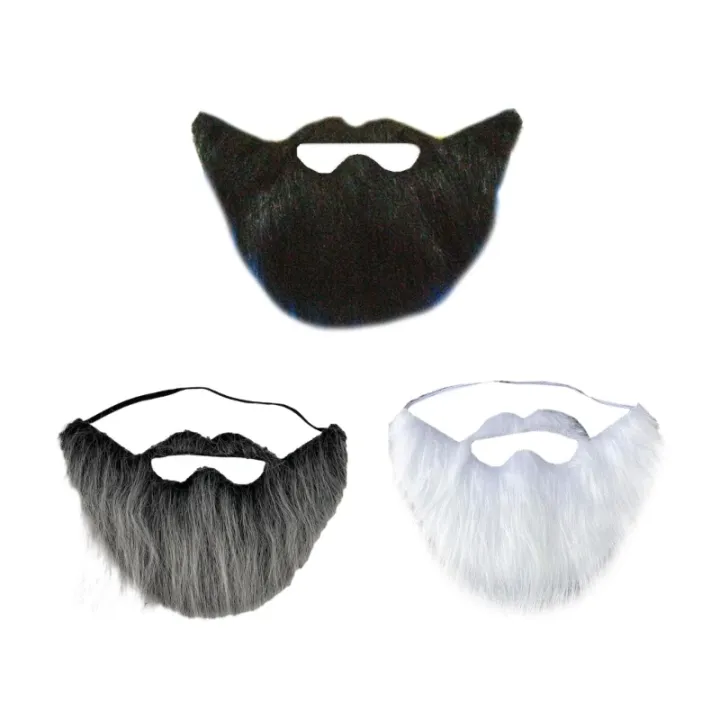 Fake Beard Costumes Props Party Cosplays Supplies with Adjustable Rope ...