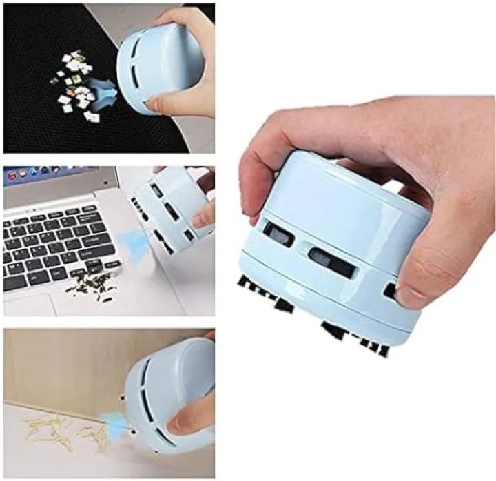 Mini Desktop Vacuum Cleaner - Energy-Saving, Low-Noise, USB ...
