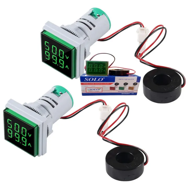 Original Solo Indicator Digital Light - Digital Volt and Ampere Meter ...