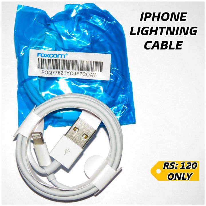 Iphone Lightning Foxconn charging and data cable | Daraz.pk