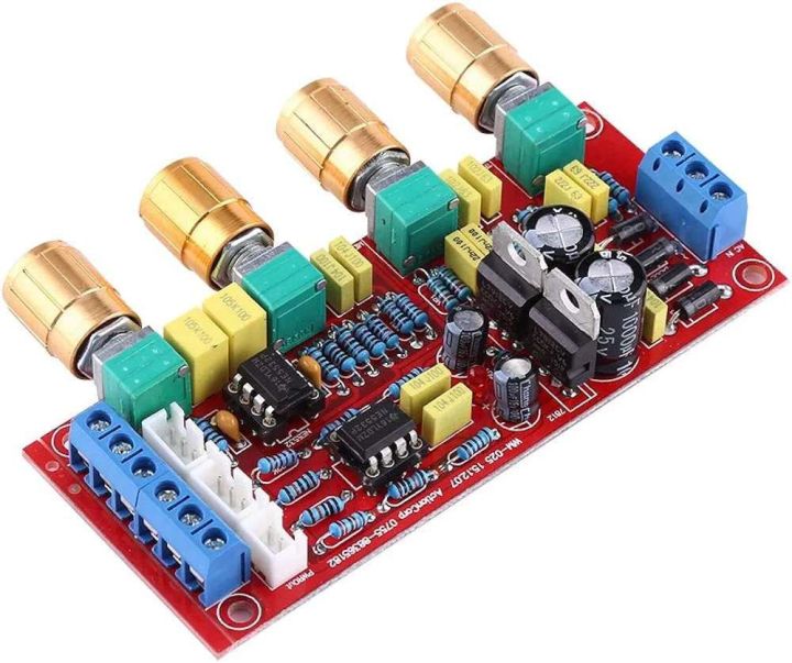 NE5532 HiFi Preamp Pre-Amplifier Tone Board Kits AC 12V OP-AMP HiFi ...