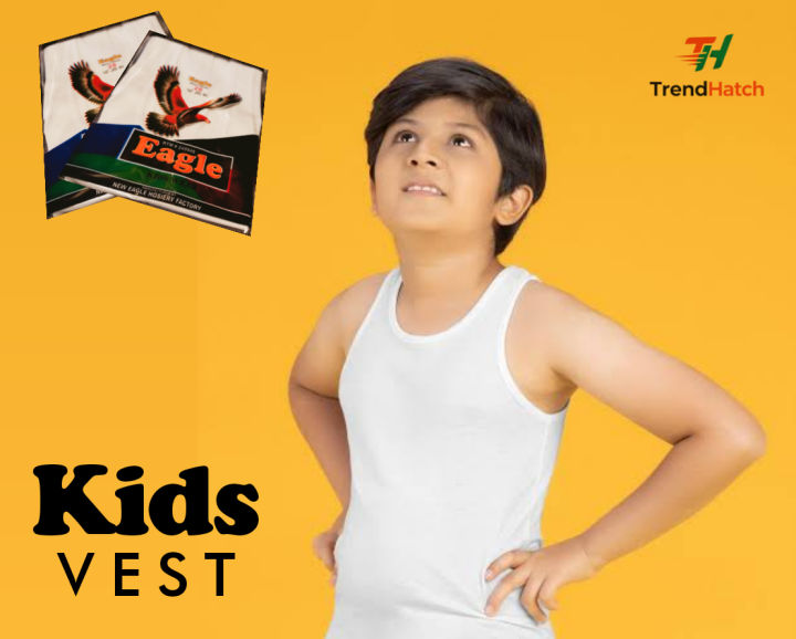 Kids Banyan Vest Sleeveless for Innerwear White High Quality Vest for ...