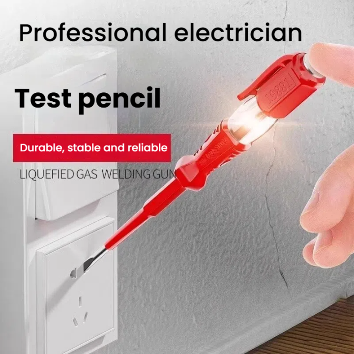 AC100-500V Screwdriver Test Pen Pressure Indicator Test Pen Tester ...