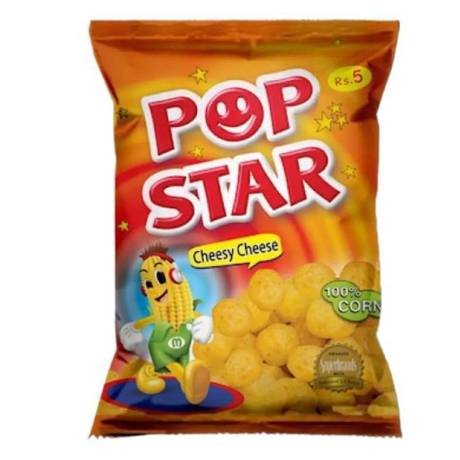 Original ( PoP Star ) Cheesy Cheese Jumbo Snacks Jumbo ( Pack Of 12 Pcs ...