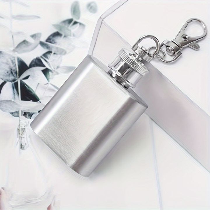 1pc 1oz Stainless Steel Beverage Alcohol Bottle, Wine Whisky Pot ...