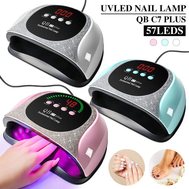 Manicure UV LED Nail Drying For Nails 57LEDS Gel Polish Curing UV Lamp ...