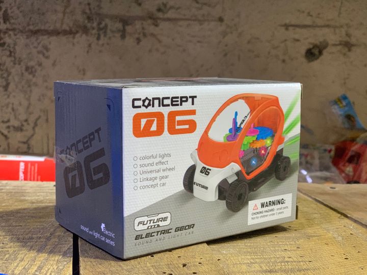 Toy car concept model (06) with lighting | Daraz.pk