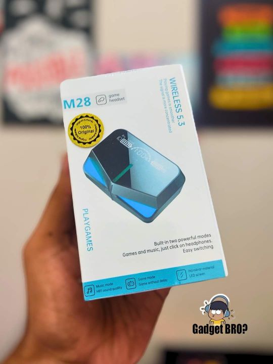 TWS M28 WIRELESS GAMING EARBUDS | Daraz.com.bd