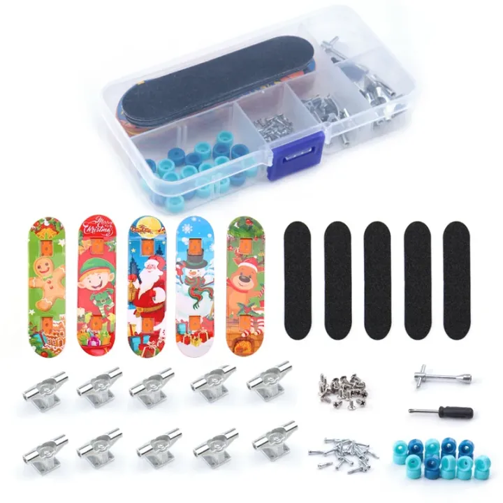 DIY Finger Skateboard Kits Finger Sports Table Game Professional Skate ...