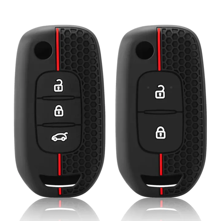 silicone car remote key case cover for Renault Sandero Stepway Logan 2 ...