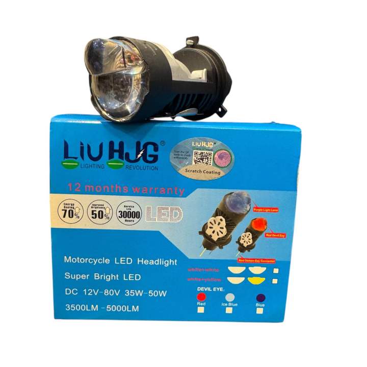 HJG Led Headlight Bulb H4 Fitting 50 Watt LED Headlight Kit Lamp Mini ...