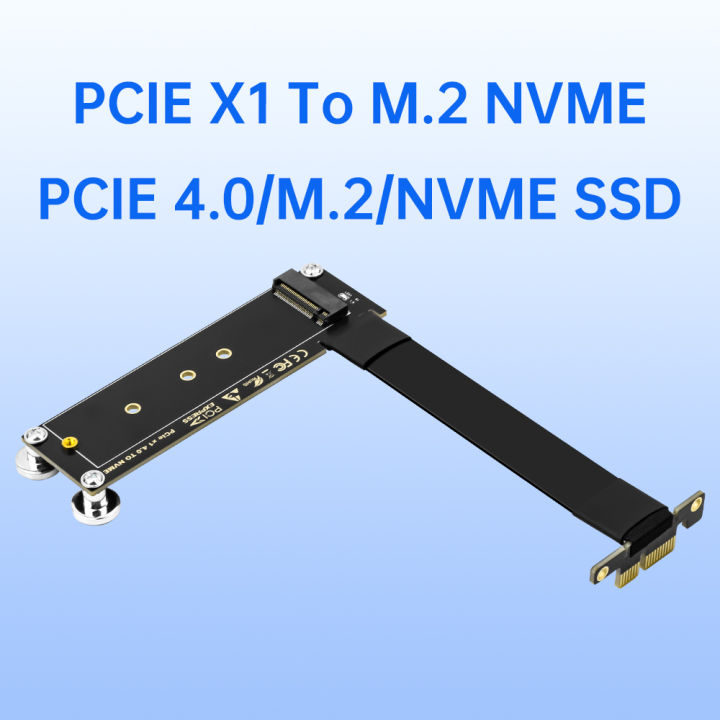 M.2 NVME to PCIe X1 X4 X8 X16 Riser Card Right Angle 10CM PCI Express ...