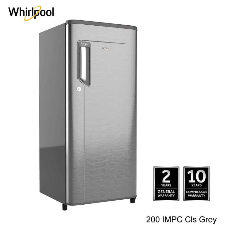 Whirlpool 200 IMPC Cls Grey 185 Litres Ice Magic Power Cool Cls Grey ...