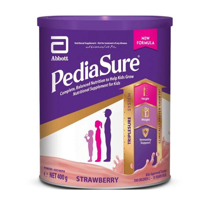 Pediasure Triplesure Strawberry Flavour 400gm | Daraz.pk