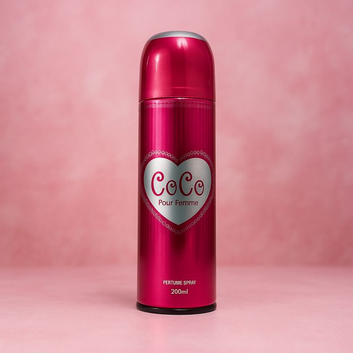 Coco Body Spray 200ML– Premium Coco Body Fragrance | Long Lasting Coco ...