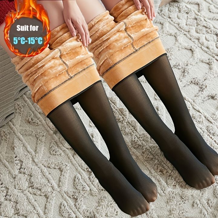 Insulated Tights Women Warm Tights for Winter Leg Warmers Thermo ...