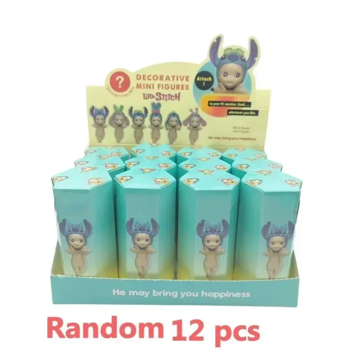 S Angel Stitch Series Blind Box character Kawaii Cartoon Toy Children ...