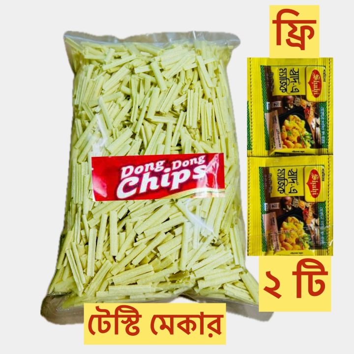 Dong Dong Chips Ready To Fry- 1 kg | Daraz.com.bd