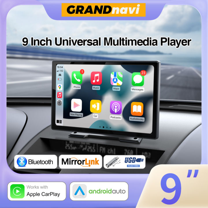 Universal 9 Inch Car Radio Multimedia Video Player Wireless CarPlay ...