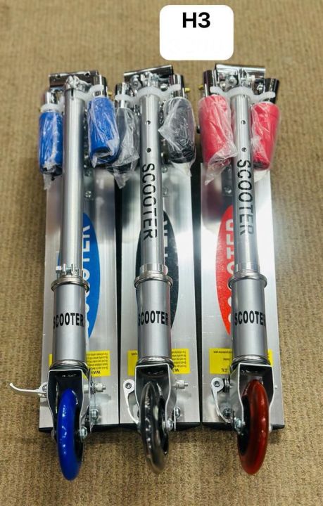 Kids 3 Wheel Scooty Aluminum Frame Adjustable Handle High Quality ...