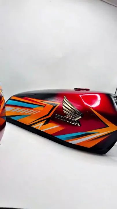 JFR AUTOS A+ Trending Dual Shade Fuel Tank + Side Cover Set for Honda ...