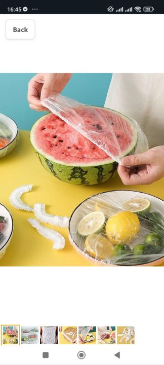 Disposable Food Cover Elastic Lid for covering Food, Fruits, Vegetables ...