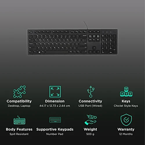 Dell Branded USB Keyboard Original Imported | 100% Tested | Neat ...